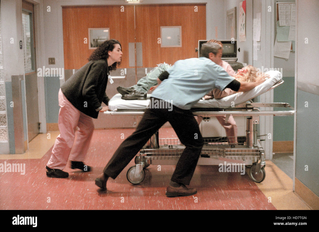 ER, standing: Julianna Margulies, George Clooney, (Season 3), 1994-2009 ...