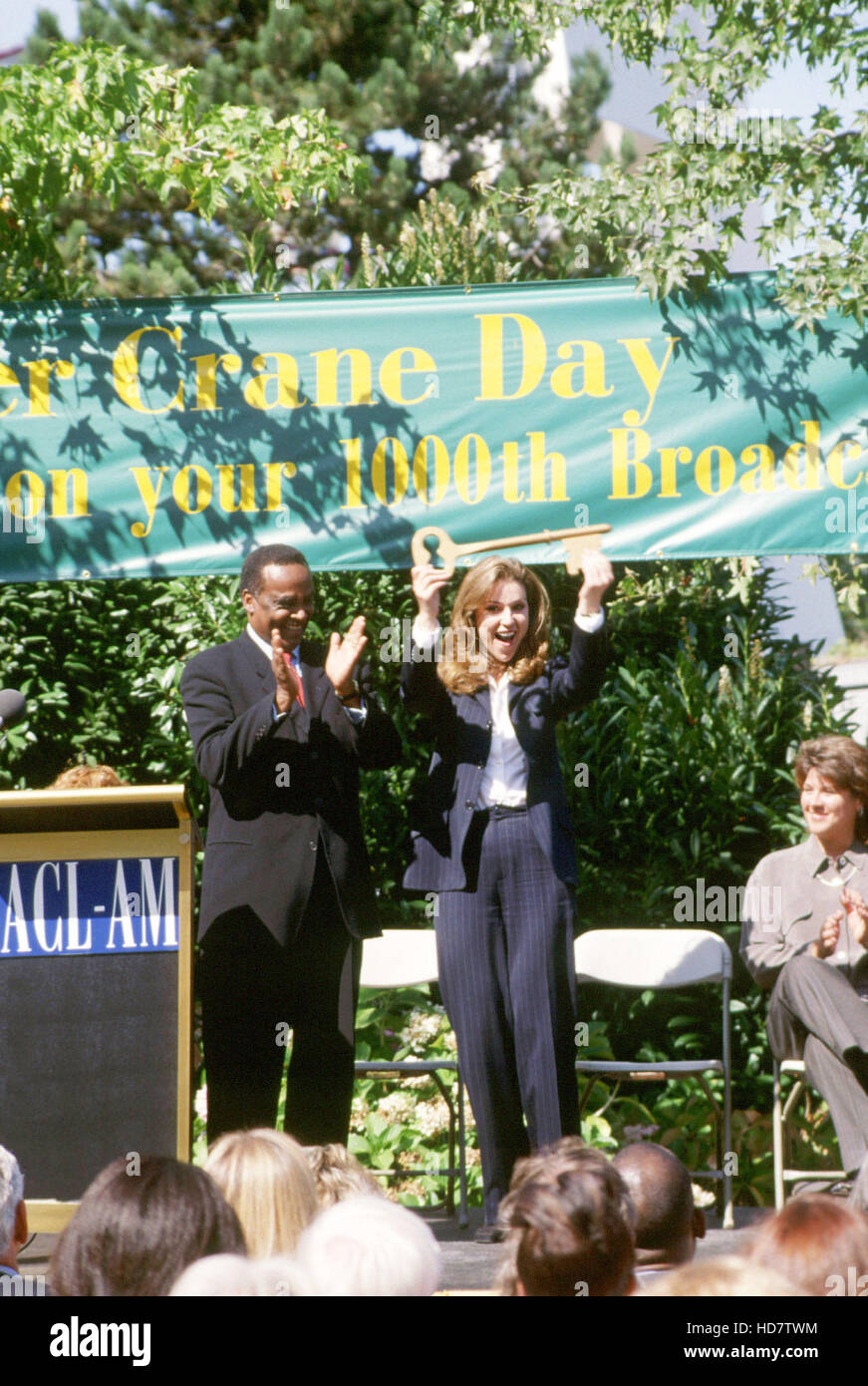 FRASIER, Peri Gilpin (center), 'The 1000th Show', (Season 5, aired Nov ...