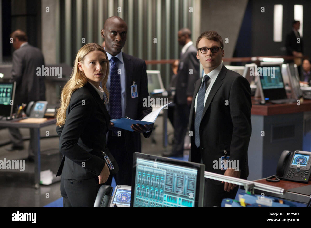 FRINGE, (from left): Anna Torv, Lance Reddick, Seth Gabel, 'Novation ...
