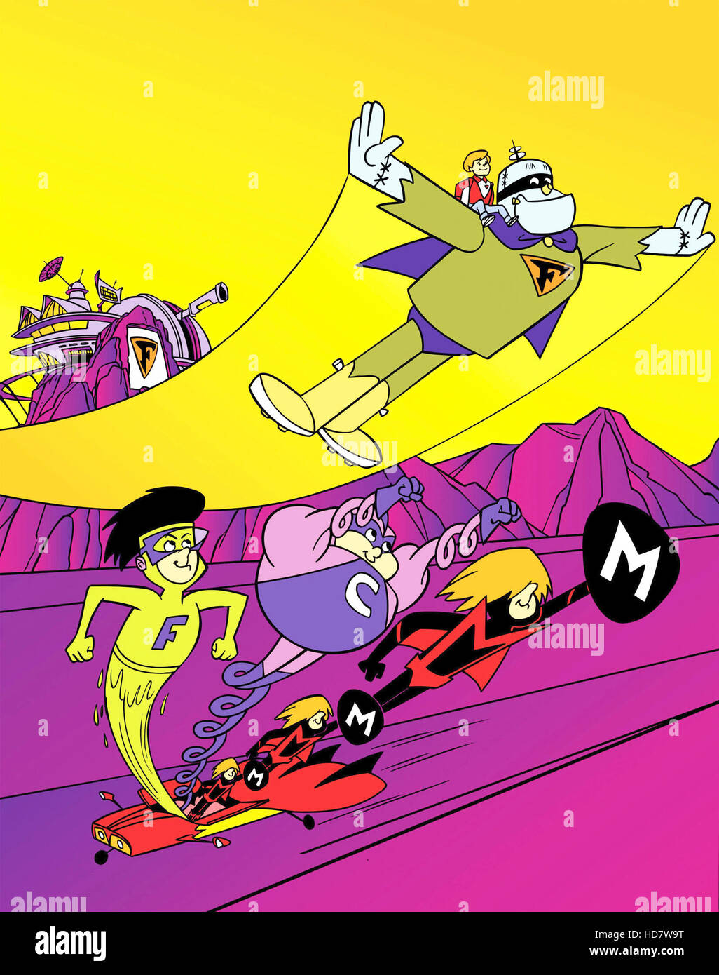 FRANKENSTEIN JR. AND THE IMPOSSIBLES, Frankenstein Jr., (bottom, l to r ...