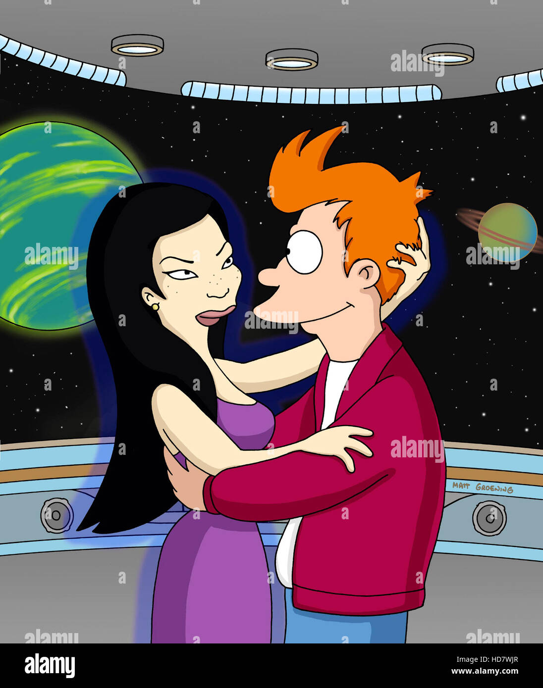 FUTURAMA, Lucy Liu (as herself), Fry, 1999-present. TM and Copyright (c ...
