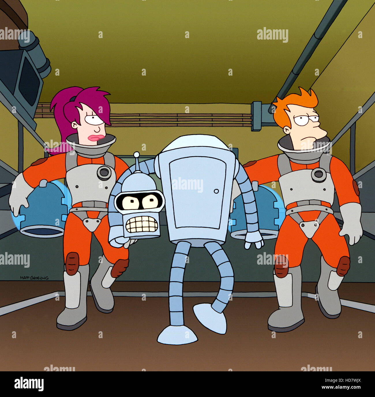 FUTURAMA, Leela, Bender, Fry, 1999-present. TM and Copyright (c) 20th ...
