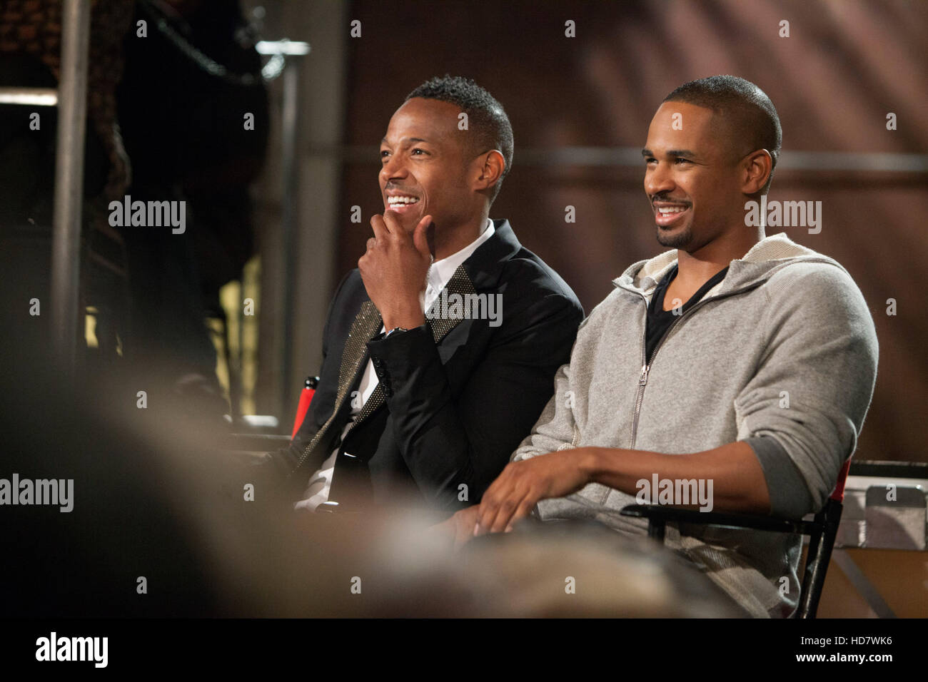 FUNNIEST WINS, (from left): host Marlon Wayans, Damon Wayans Jr ...