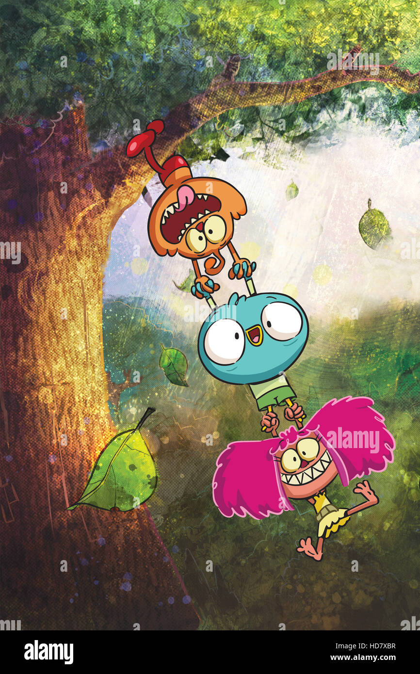 HARVEY BEAKS, (from top): Foo, Harvey Beaks, Fee, (Season 1, 2015 ...