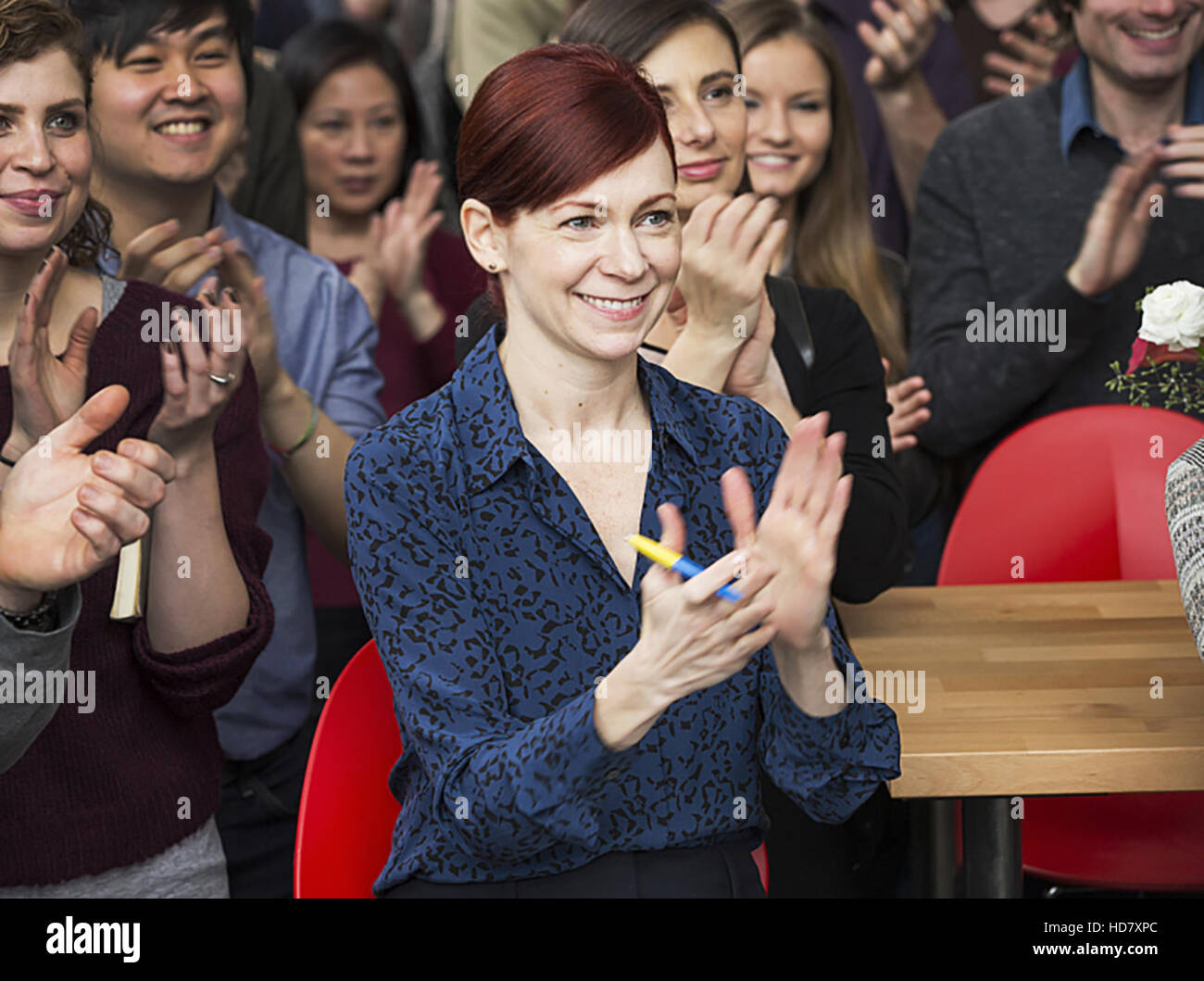 HAPPYISH, Carrie Preston in 'Starring Samuel Beckett, Albert Camus and ...