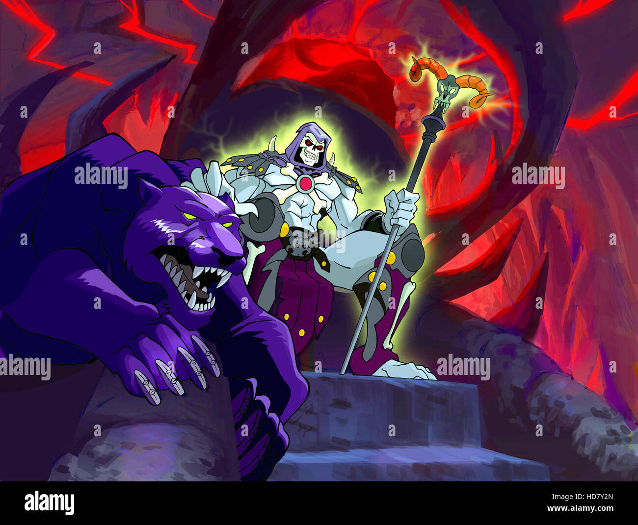 HE-MAN AND THE MASTERS OF THE UNIVERSE, Skeletor, 2002 Stock Photo - Alamy