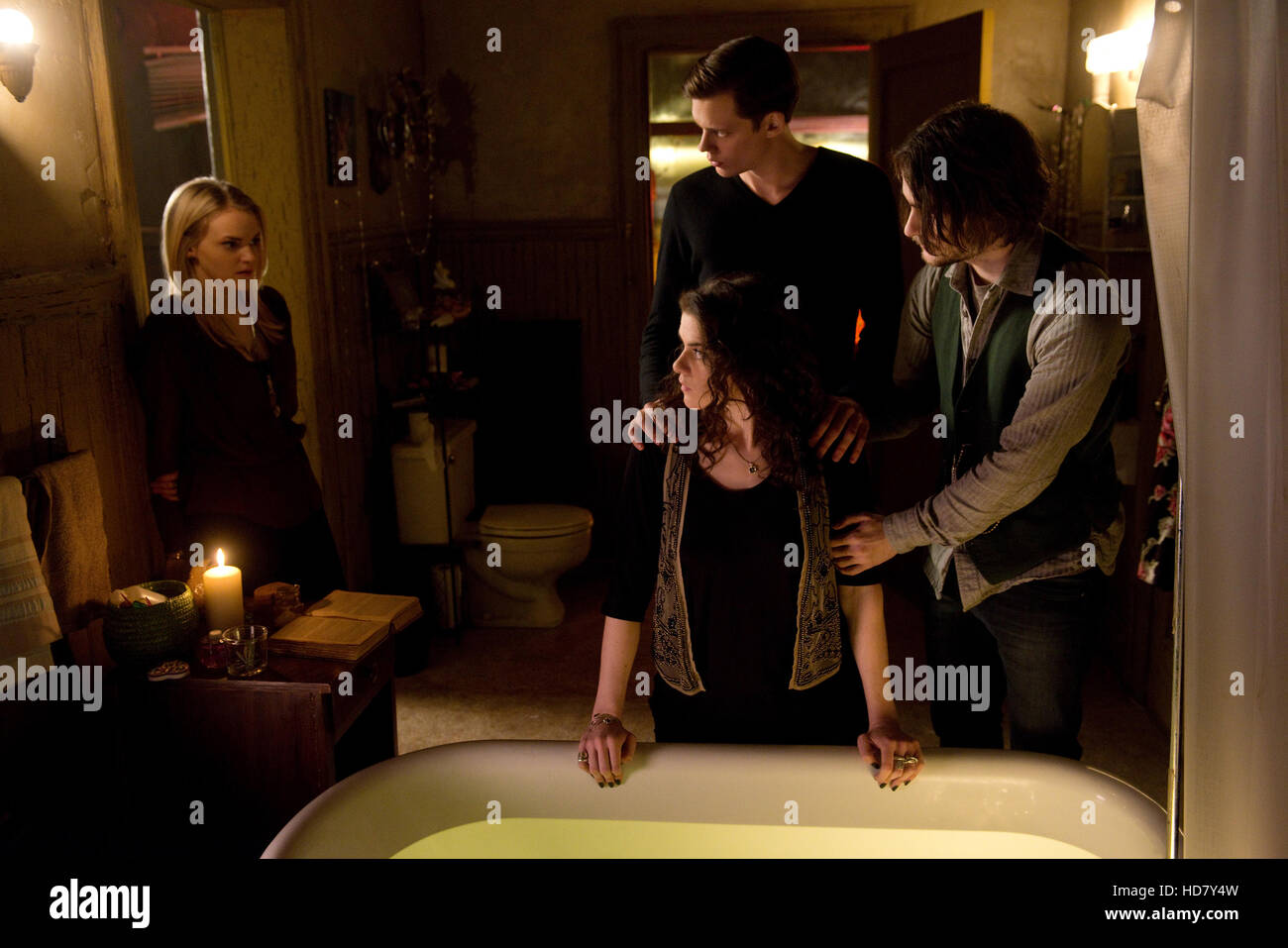 HEMLOCK GROVE, l-r: Madeline Brewer, Bill Skarsgard, Kaniehttio Horn ...