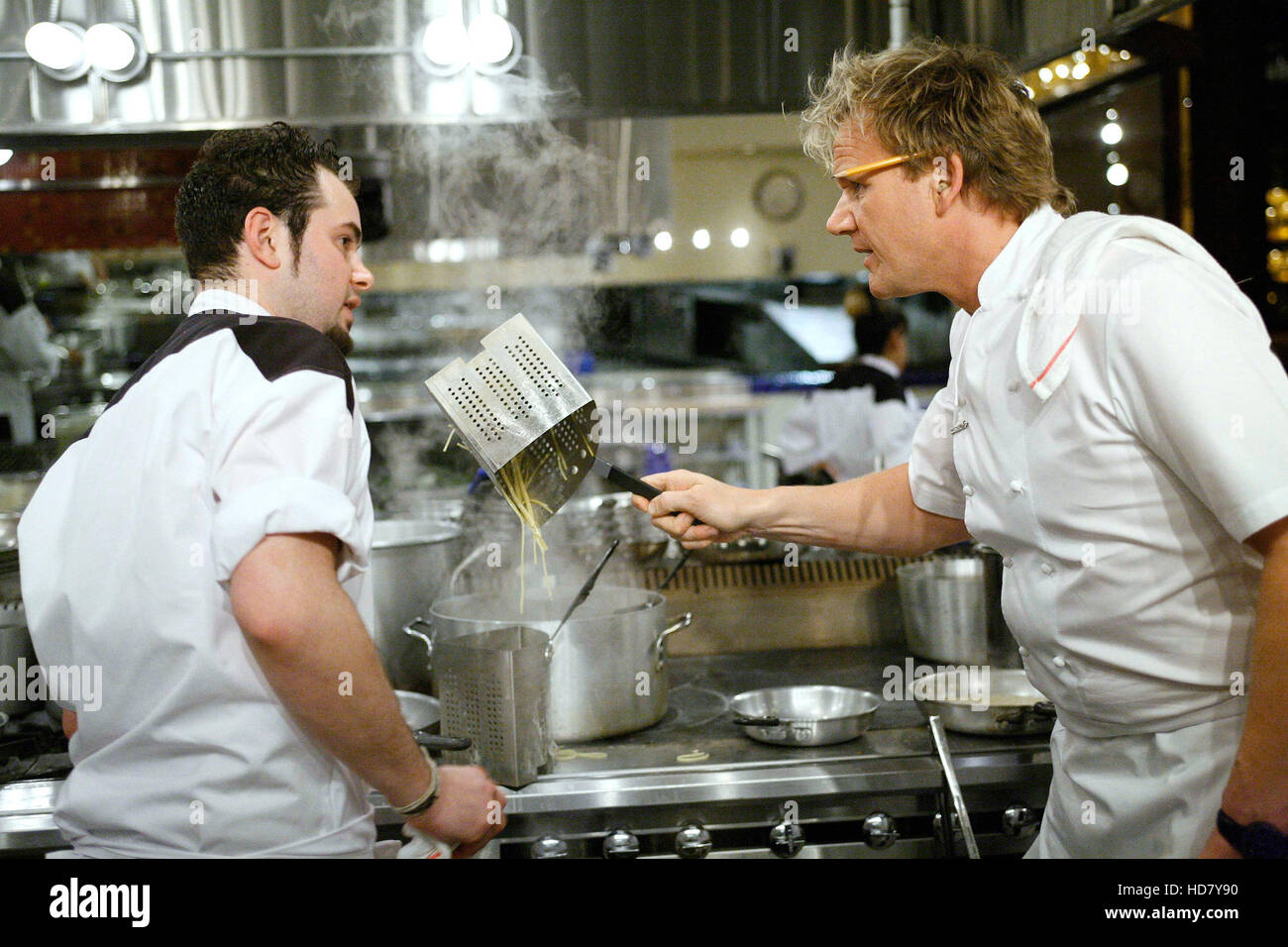 HELL'S KITCHEN, contestant Josh Wahler, Head Chef Gordon Ramsay, 'Day 8 ...