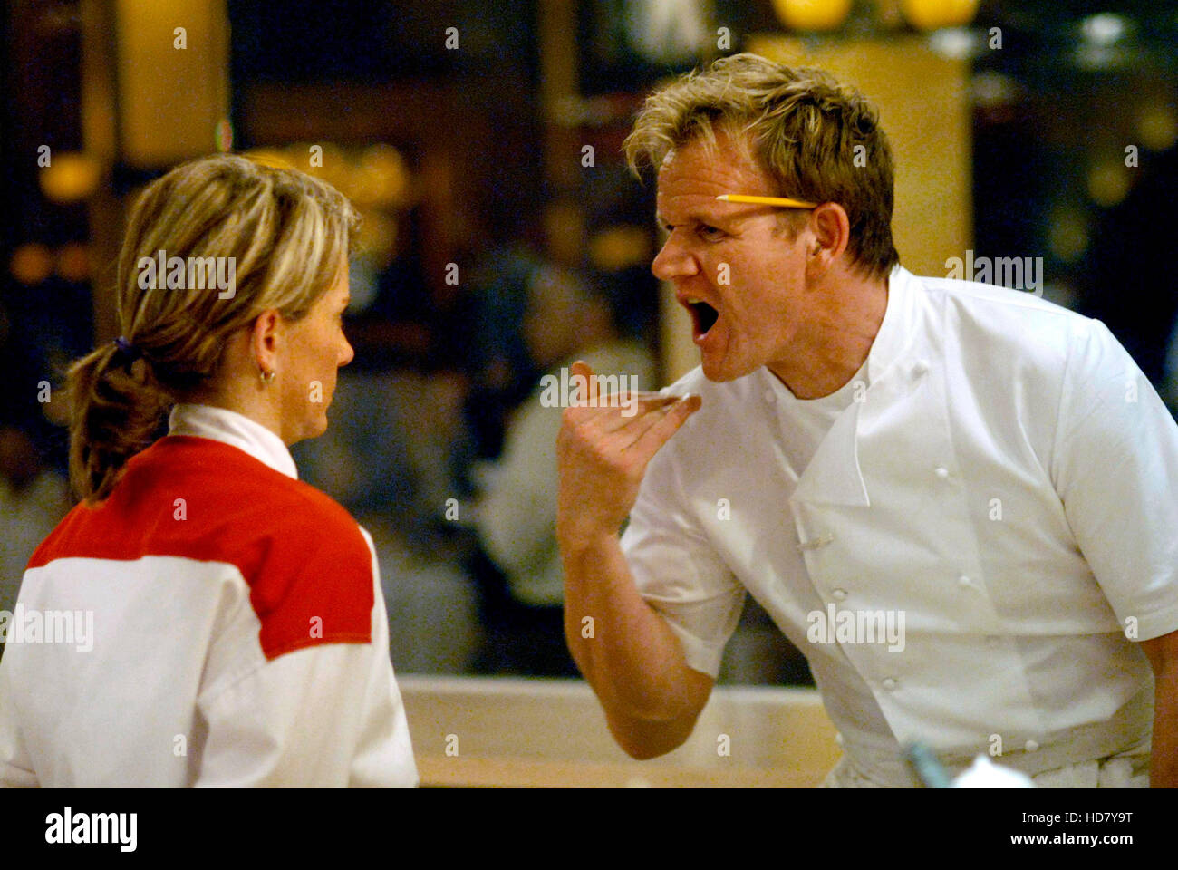 HELL'S KITCHEN, (from left): contestant chef Colleen, Chef Gordon ...
