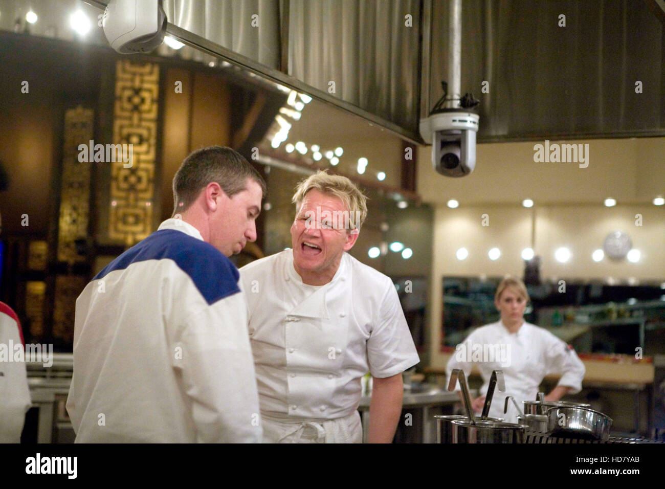 HELL'S KITCHEN, (from left): contestant chef Andrew Forester, chef ...