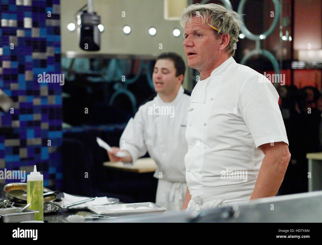 HELL'S KITCHEN, chef Gordon Ramsay (right), '4 Chefs Compete', (Season ...