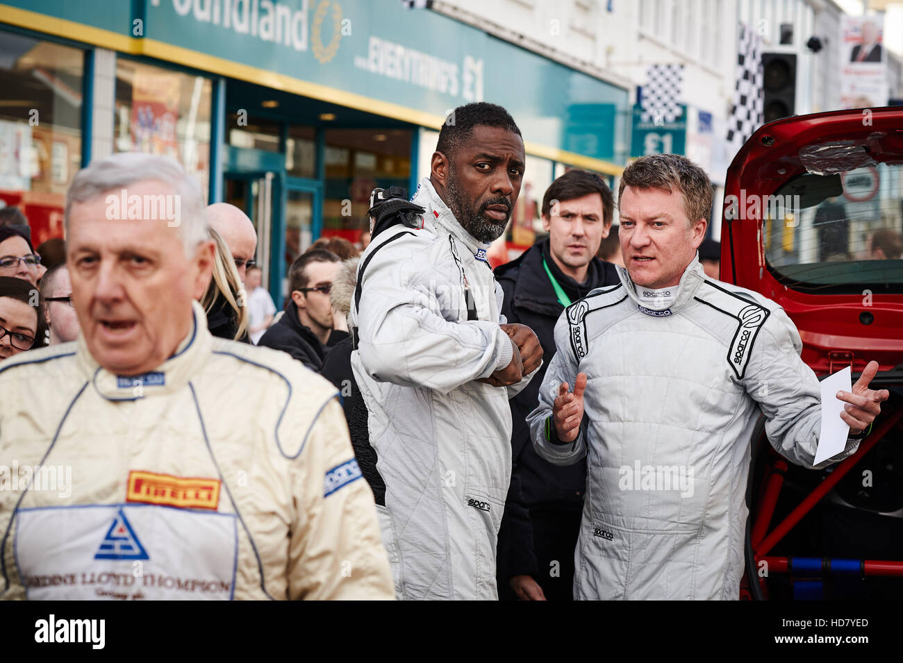 IDRIS ELBA NO LIMITS, l-r: Idris Elba, Michael Orr, Jimmy McRae at the ...