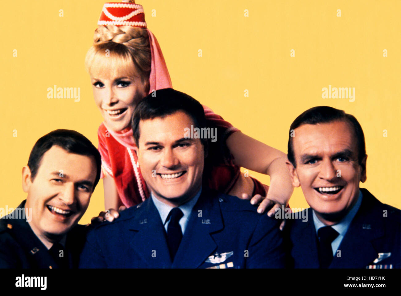 I DREAM OF JEANNIE, Bill Daily, Barbara Eden, Larry Hagman, Hayden ...