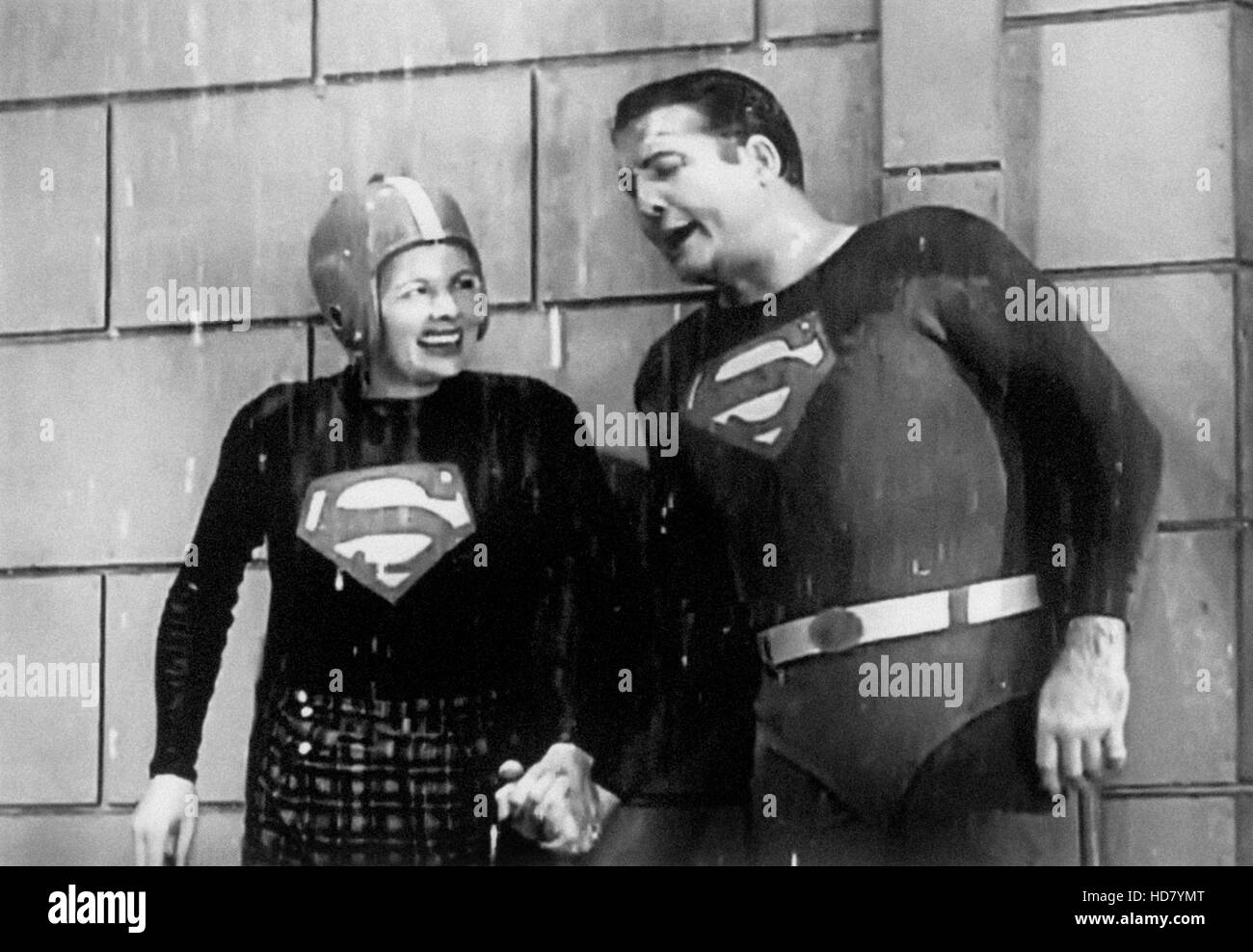 I LOVE LUCY, (from left): Lucille Ball, George Reeves, 'Lucy and ...