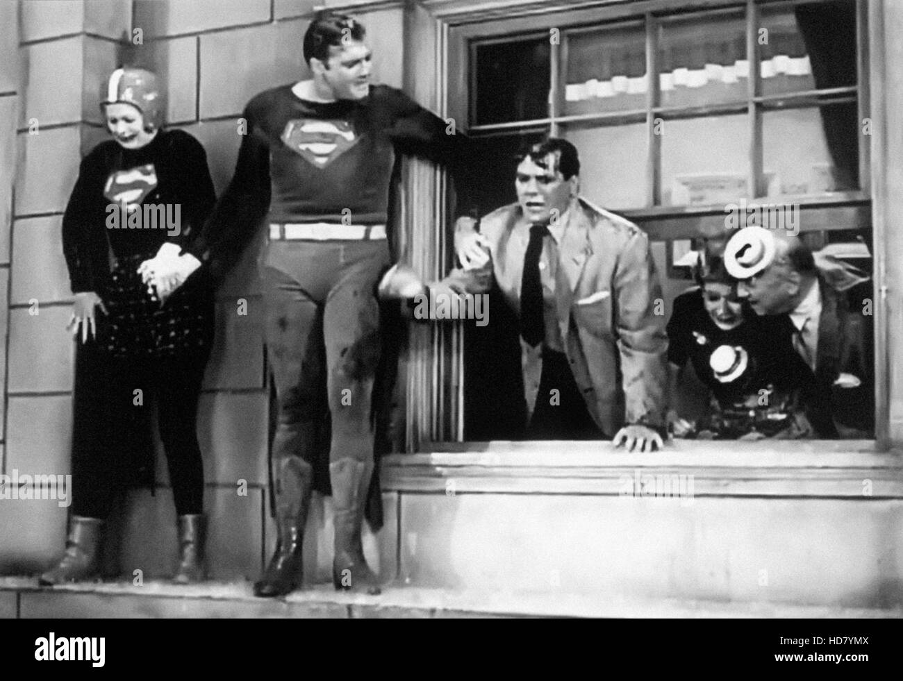 I LOVE LUCY, (from left): Lucille Ball, George Reeves, Desi Arnaz ...