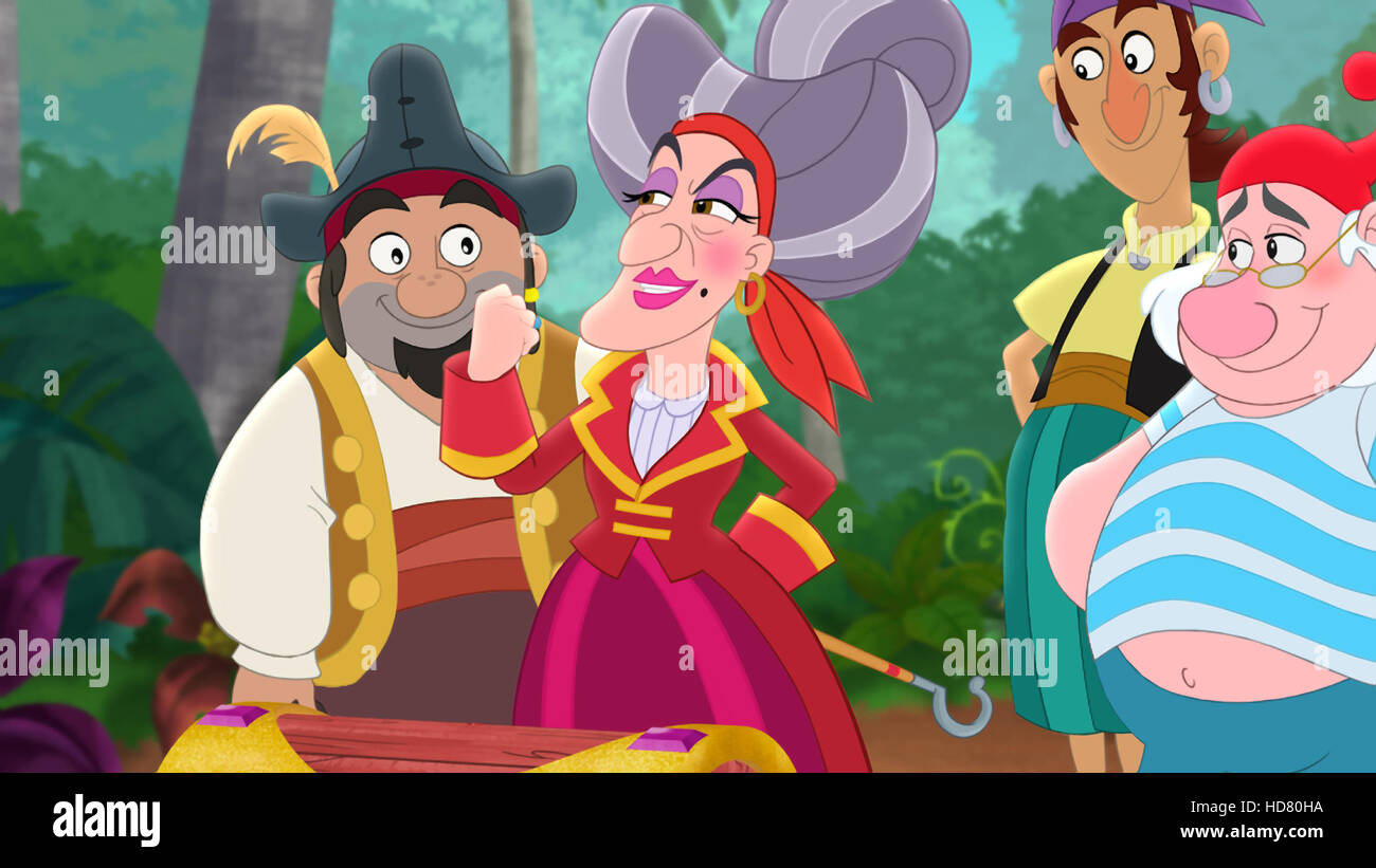 JAKE AND THE NEVER LAND PIRATES, (from left): Sharky, Mama Hook, Bones ...