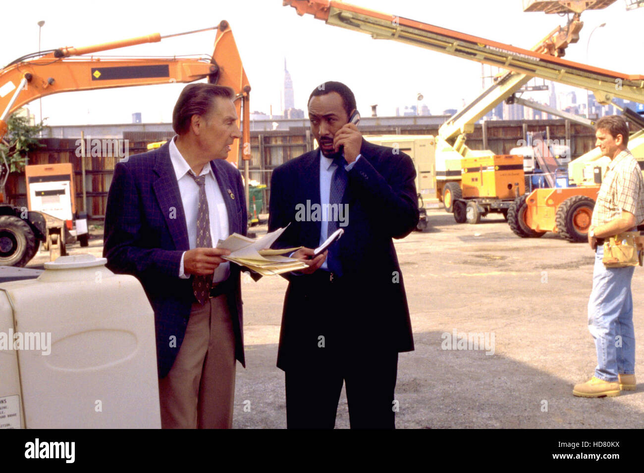 LAW AND ORDER, ('Human', Season 13), Jerry Orbach and Jesse L. Martin ...