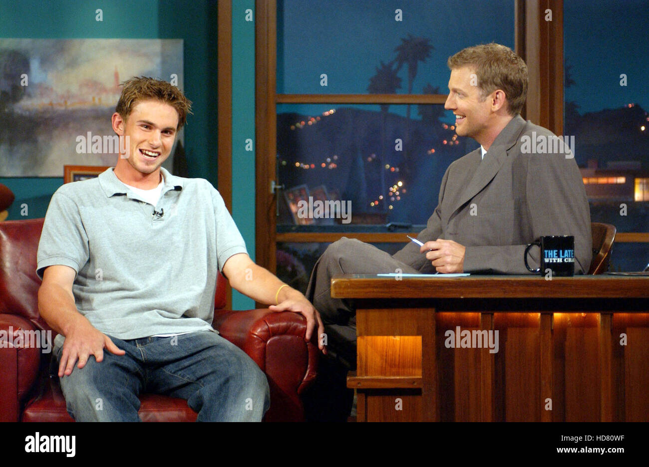 LATE LATE SHOW WITH CRAIG KILBORN, Tennis player Andy Roddick, Craig ...