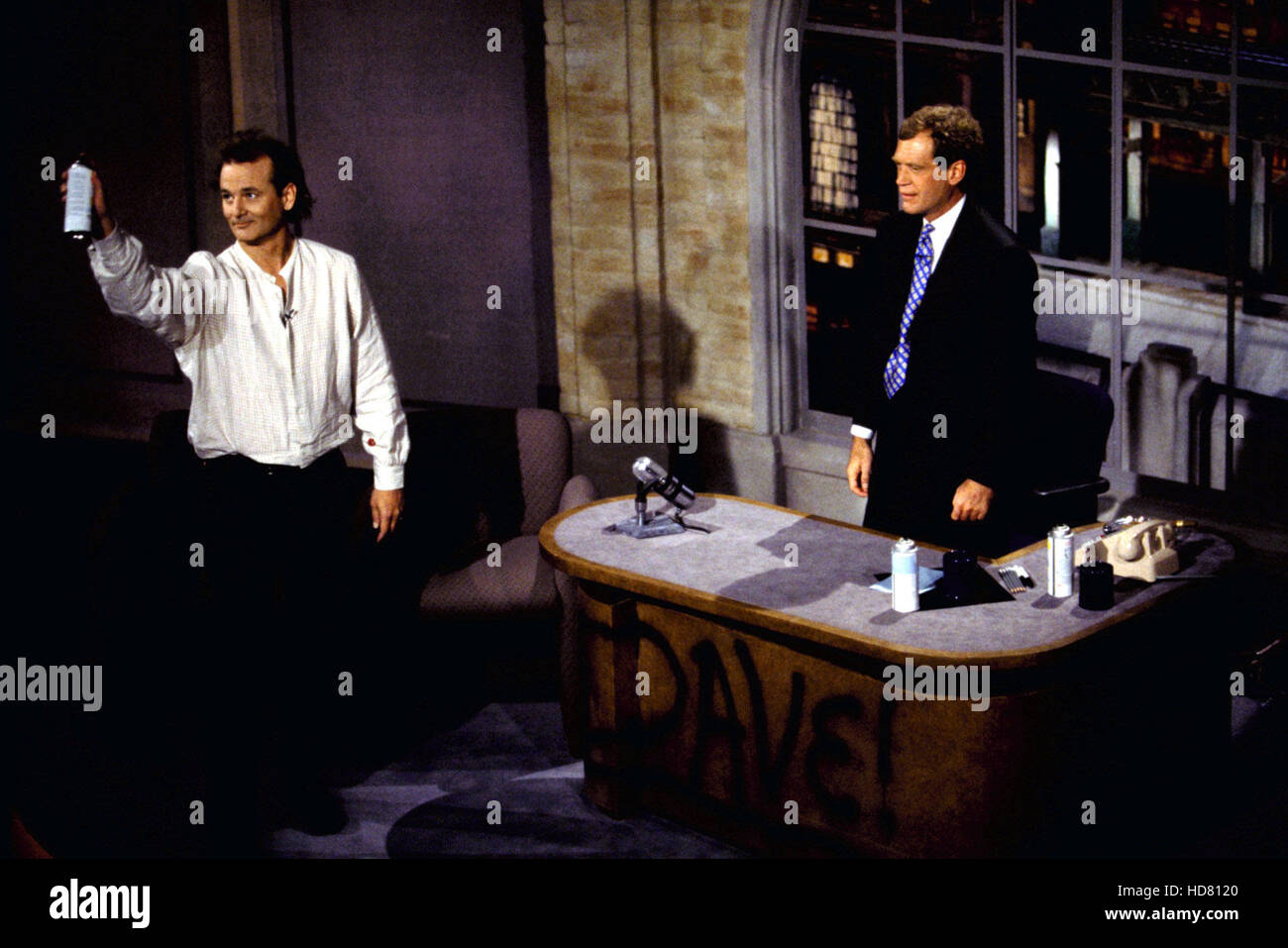 LATE SHOW WITH DAVID LETTERMAN, Bill Murray, David Letterman, ca. 1994/ ...