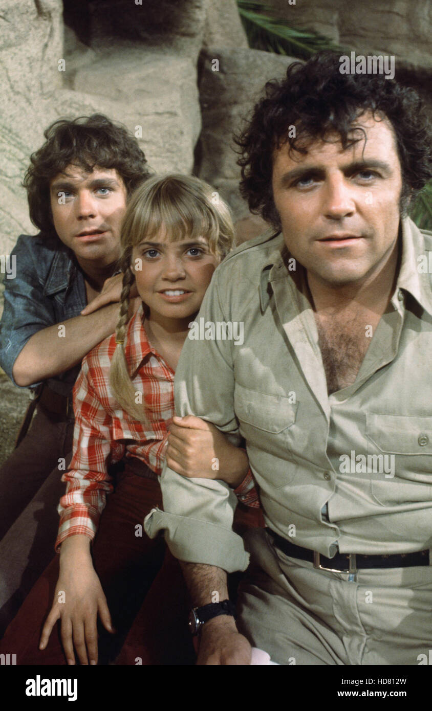 LAND OF THE LOST, (from left): Wesley Eure, Kathy Coleman, Spencer ...