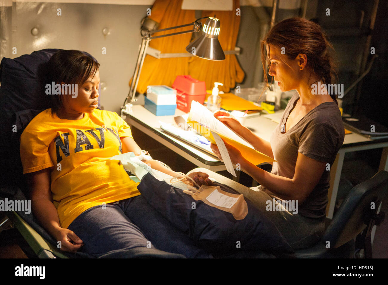 THE LAST SHIP, Rhona Mitra (right), 'Trials', (Season 1, ep. 109, aired ...