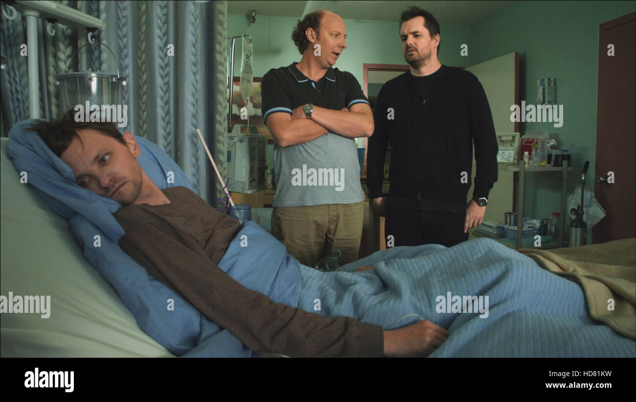 LEGIT, l-r: D.J. Qualls, Dan Bakkedahl, Jim Jefferies in 'Pilot ...
