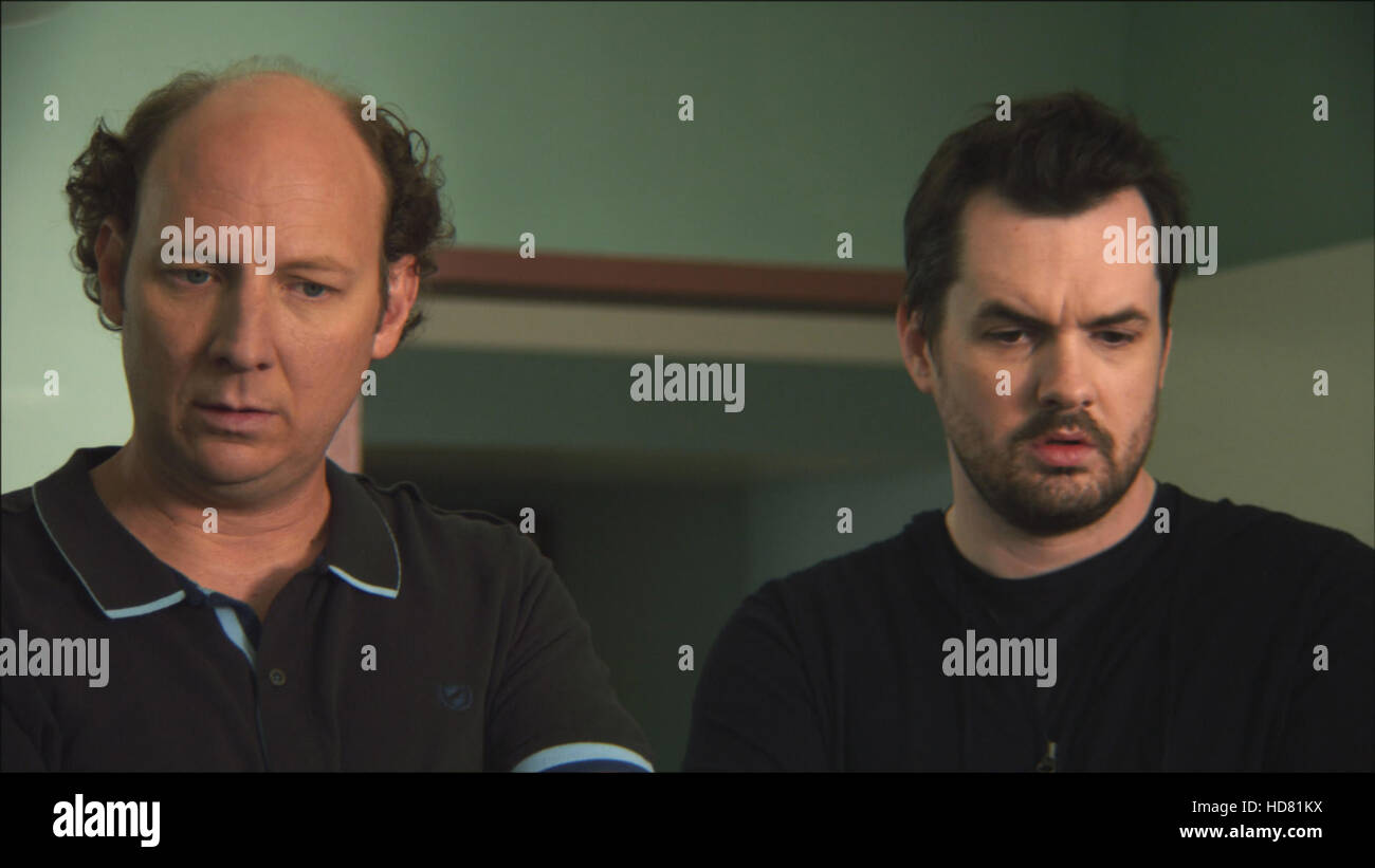 LEGIT, l-r: Dan Bakkedahl, Jim Jefferies in 'Pilot' (Season 1, Episode ...
