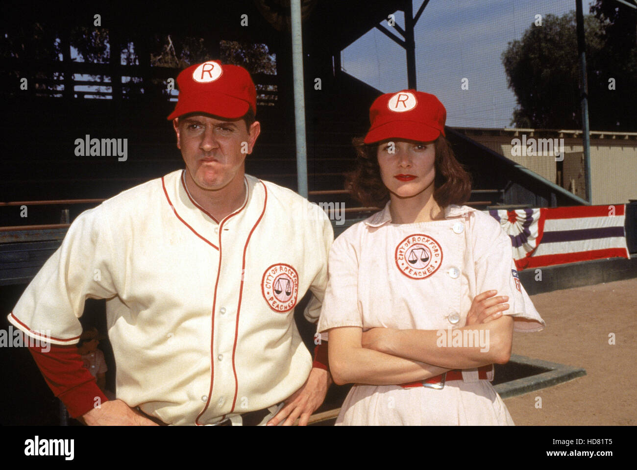 A LEAGUE OF THEIR OWN, Sam McMurray, Carey Lowell, 1993. (c) Sony ...