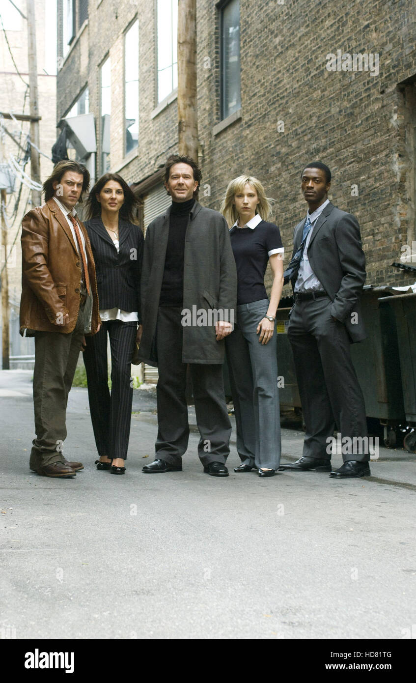 LEVERAGE, (from left): Christian Kane, Gina Bellman, Timothy Hutton ...