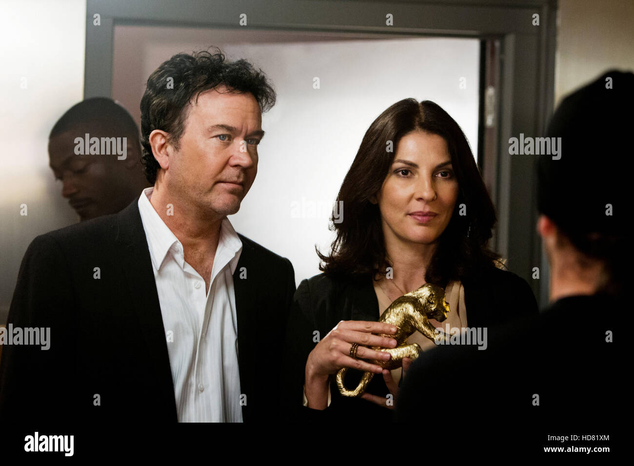 LEVERAGE, (from left): Timothy Hutton, Gina Bellman, 'The Broken Wing Job', (Season 5, ep. 508 ...