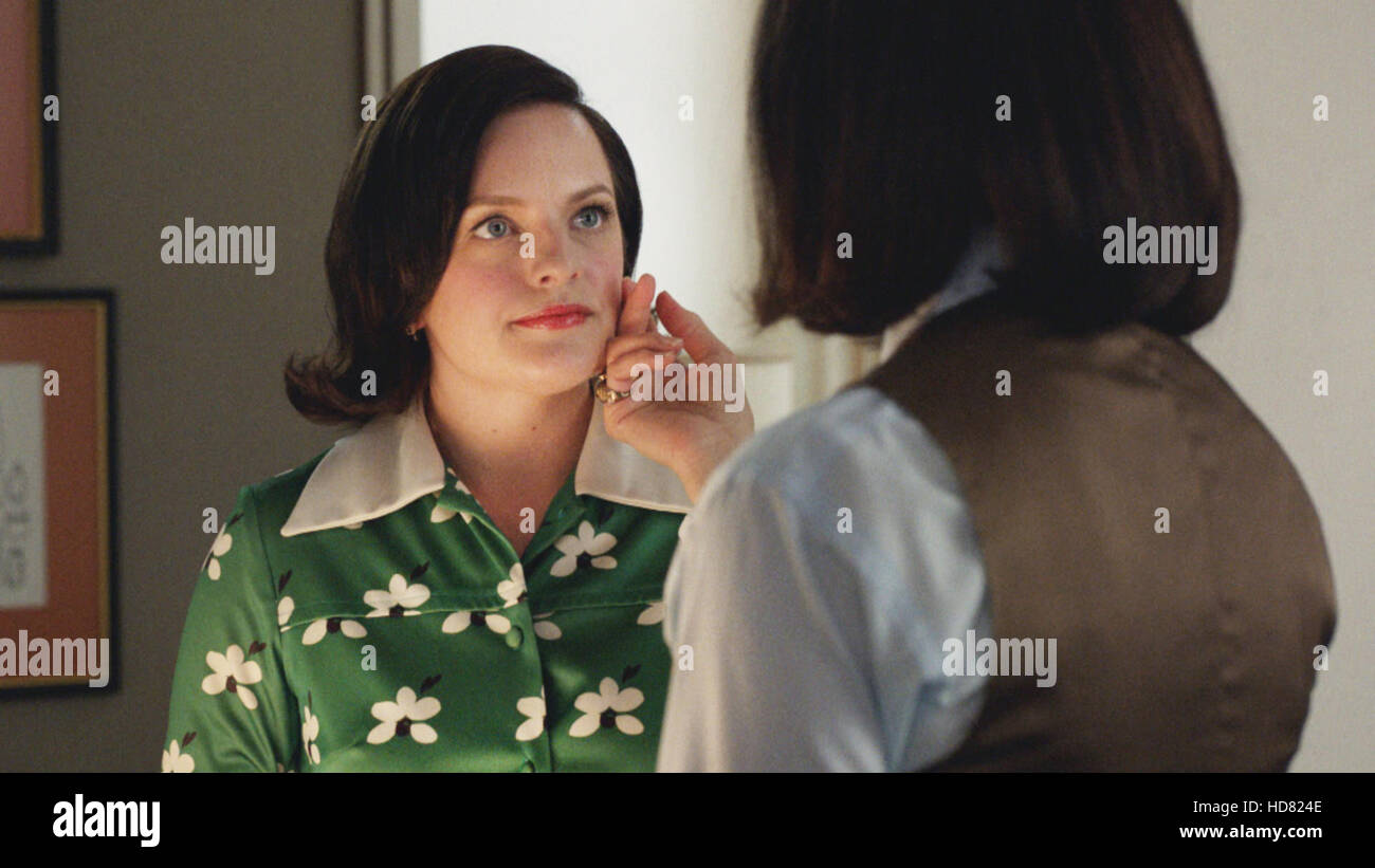 MAD MEN, (from left): Elisabeth Olsen, Mimi Rogers (back to camera ...