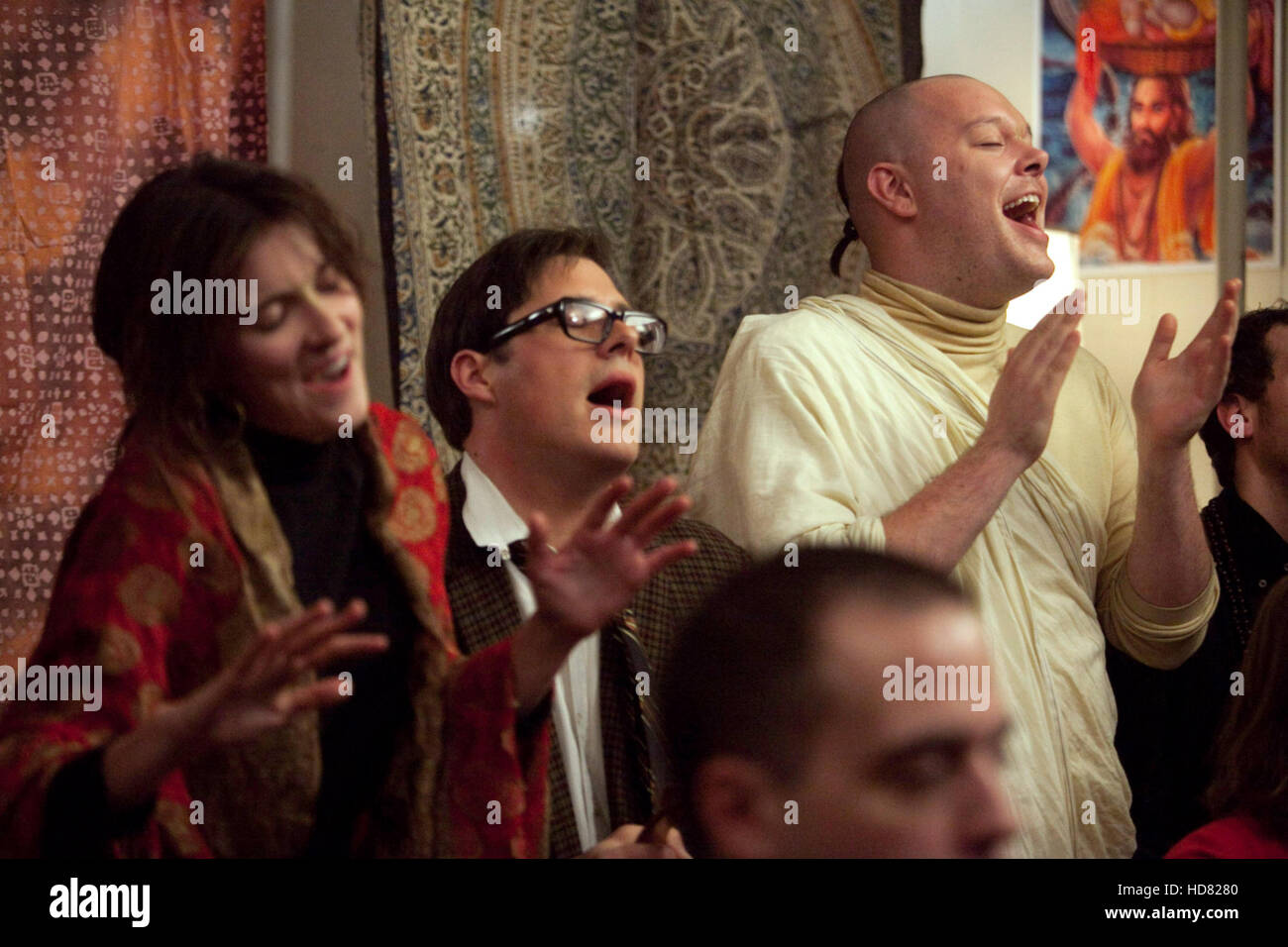 MAD MEN, (from left): Anna Wood, Rich Sommer, Michael Gladis ...