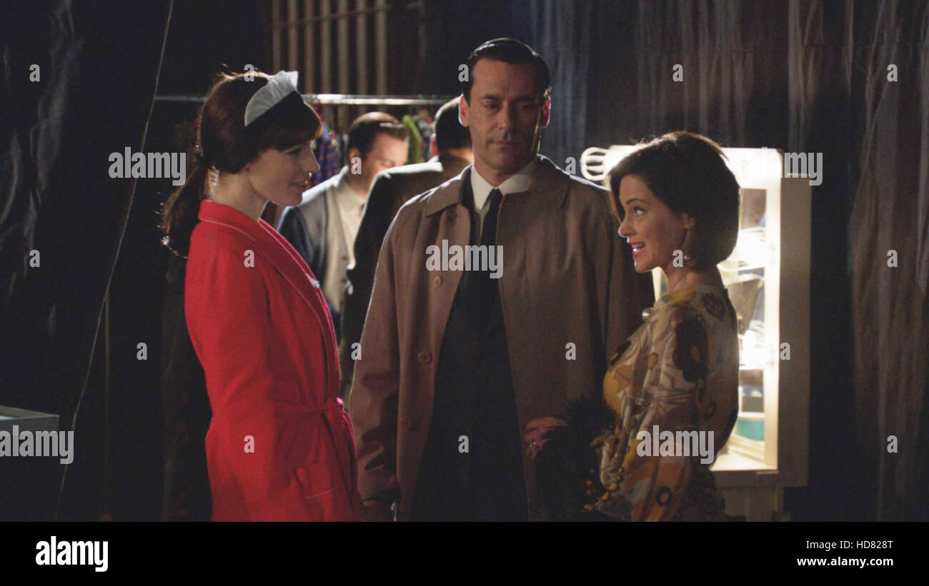 MAD MEN, (from left): Jessica Pare, Jon Hamm, Joanna Going, 'To Have ...