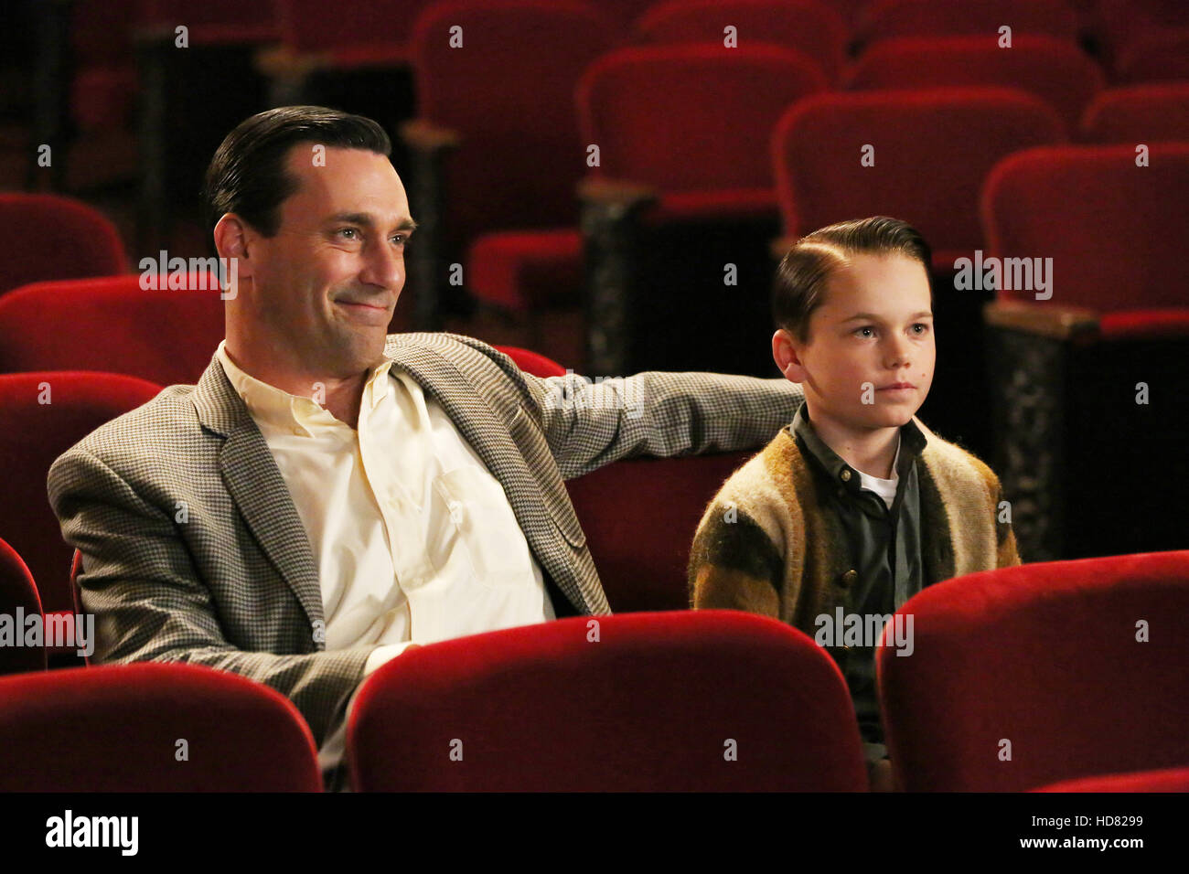 MAD MEN, (from left): Jon Hamm, Mason Vale Cotton, 'The Flood', (Season ...