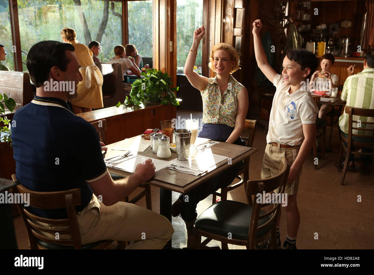 MAD MEN, (from left): Jon Hamm, January Jones, Mason Vale Cotton, 'The ...