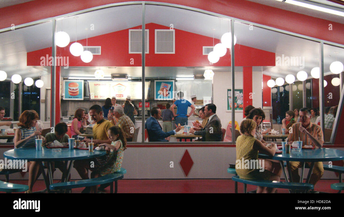 MAD MEN, (center, from left): Vincent Kartheiser, Jon Hamm, Elisabeth ...