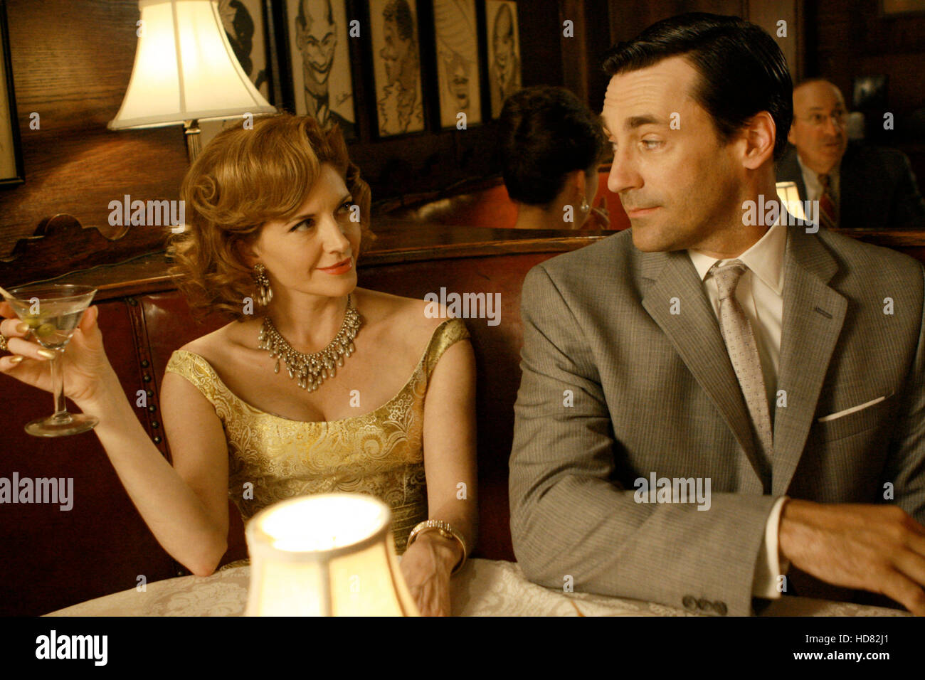 MAD MEN, (from left): Melinda McGraw, Jon Hamm, 'The New Girl', (Season 2, aired Aug. 24, 2008 ...