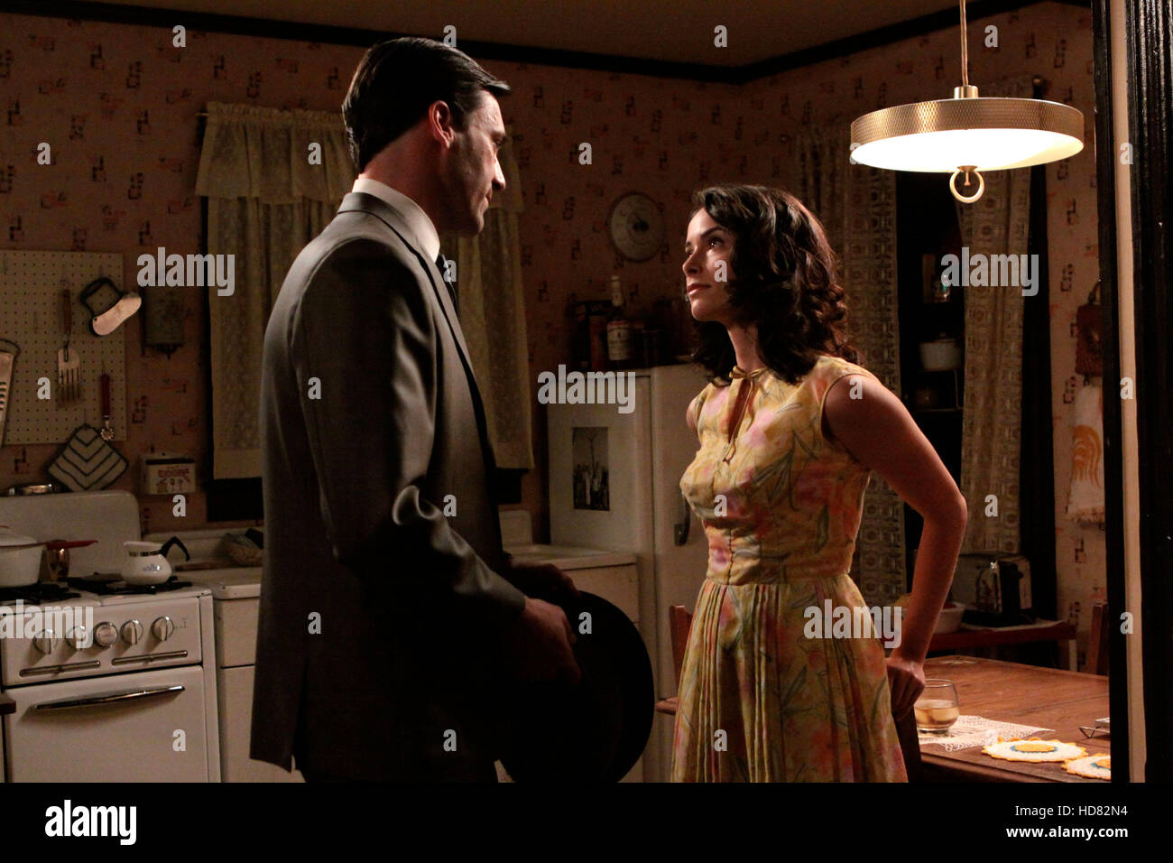MAD MEN, Jon Hamm, Abigail Spencer, ' Wee Small Hours', (Season 3 ...