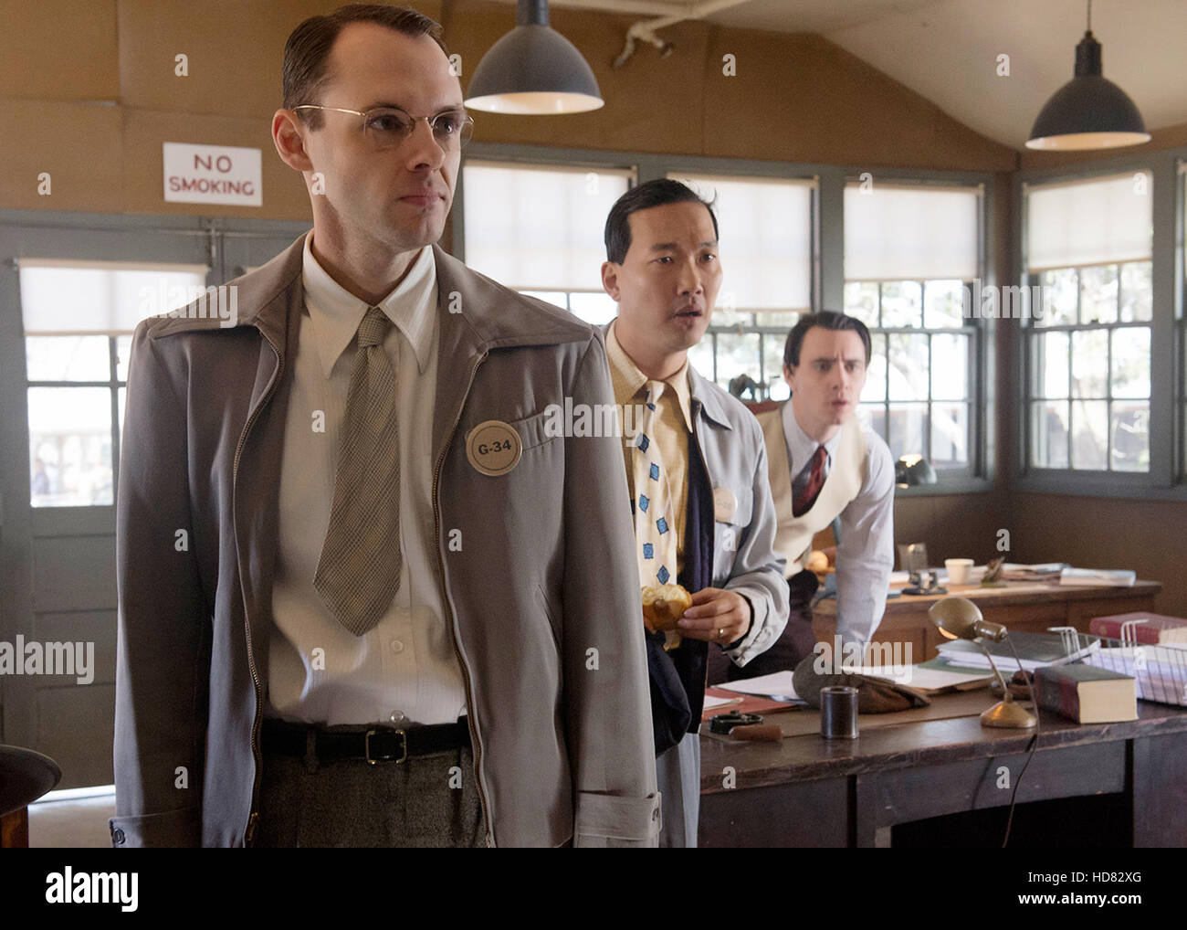 MANHATTAN, l-r: Christopher Denham, Eddie Shin, Harry Lloyd in 'You ...