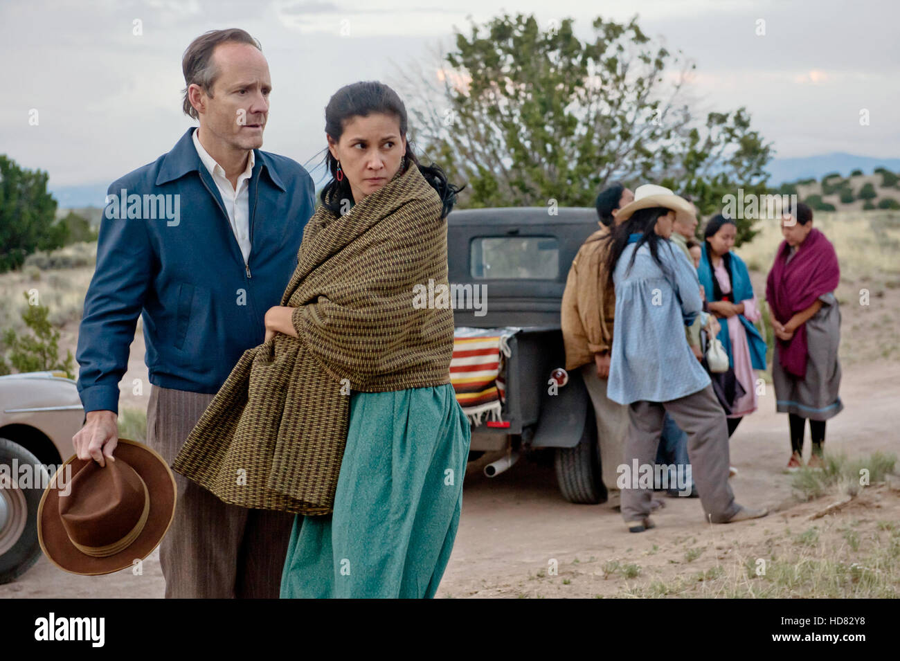 MANHATTAN, l-r: John Benjamin Hickey, Tailinh Agoyo, (Season 1, 2014 ...