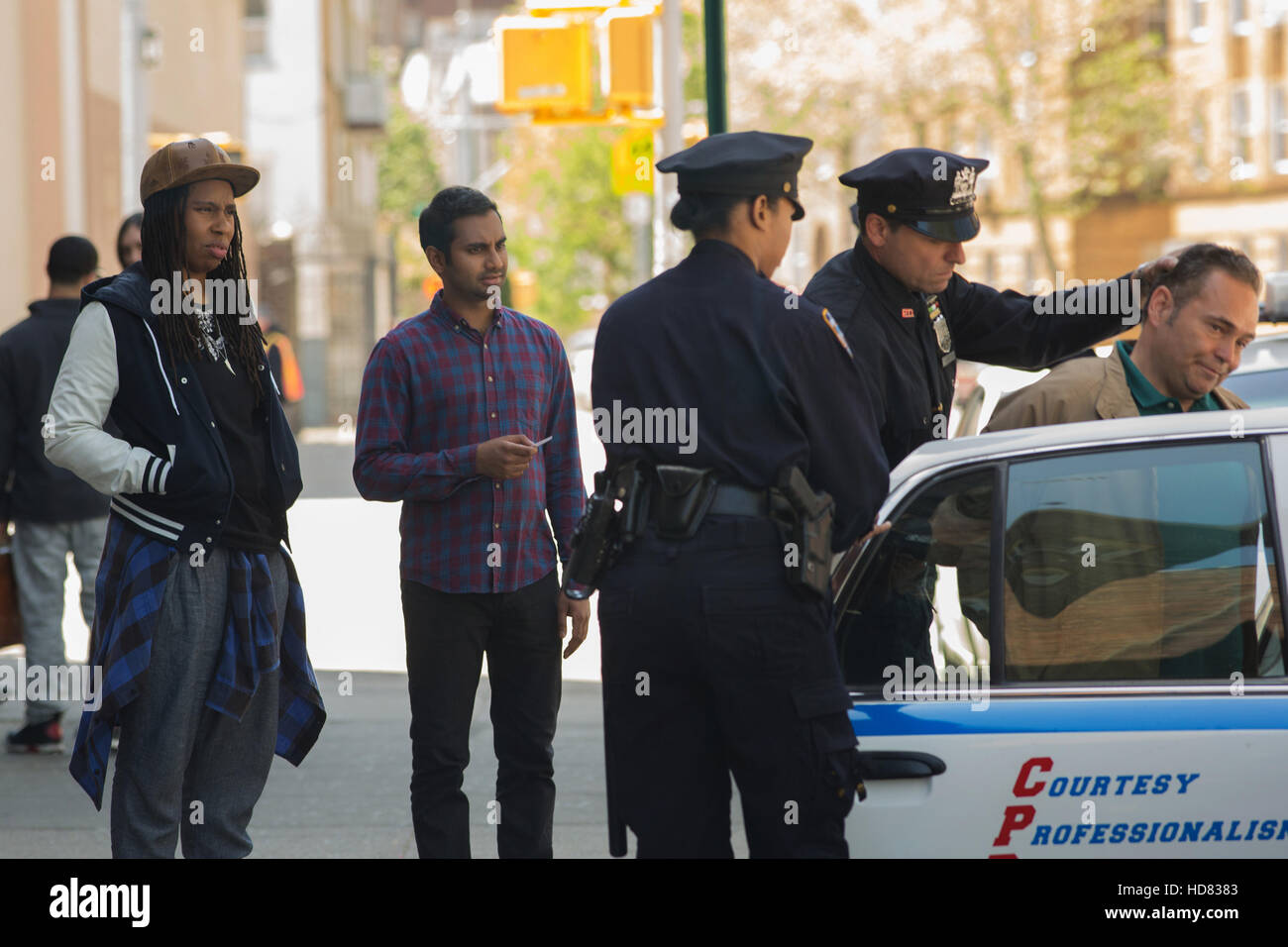 MASTER OF NONE, Lena Waithe (left), Aziz Ansari (2nd from left), James ...