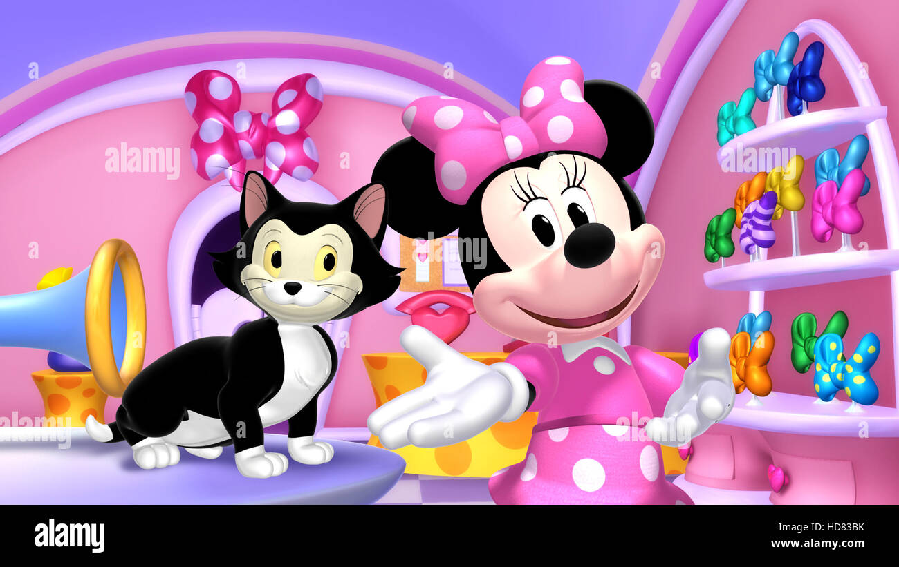 MINNIE'S BOW-TOONS, (from left): Figaro (the cat), Minnie Mouse, 2011 ...