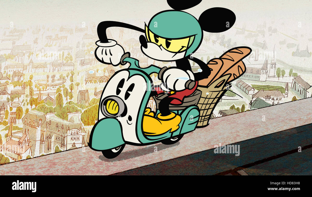 MICKEY MOUSE, Mickey Mouse, 'Croissant de Triomphe', (Season 1, ep. 101 ...