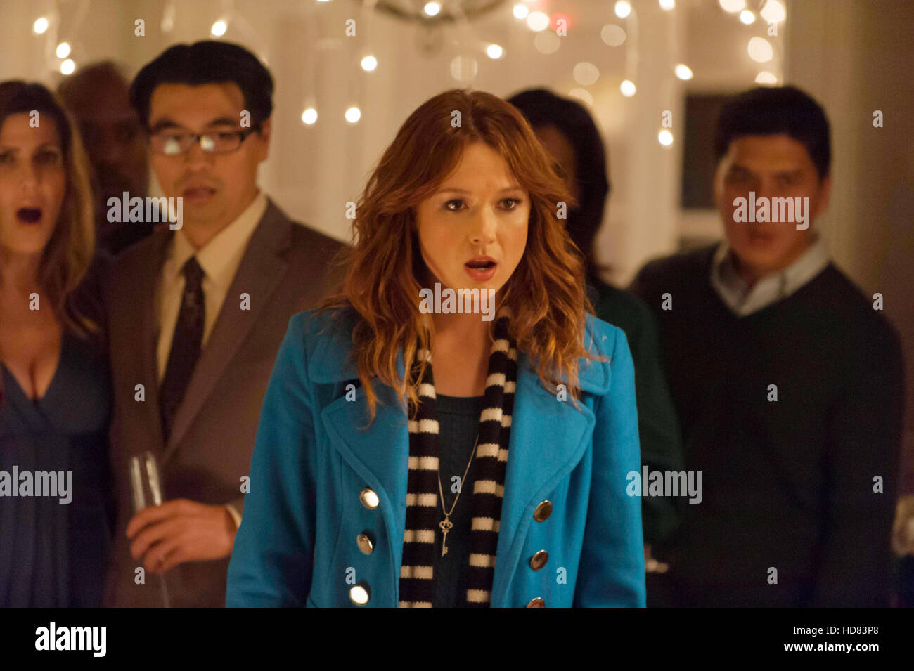 THE MINDY PROJECT, center: Ellie Kemper in 'Josh and Mindy's Christmas ...