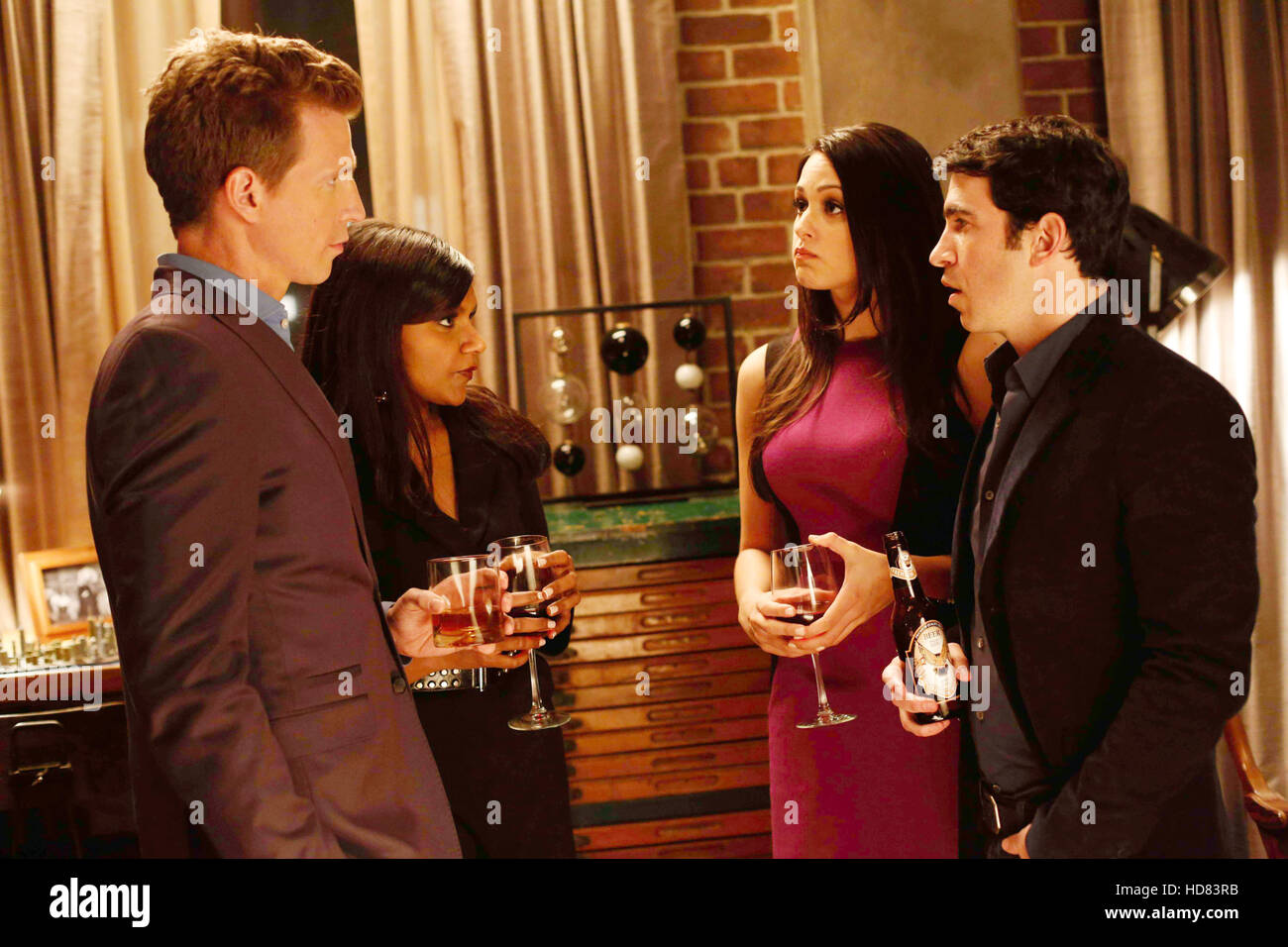 THE MINDY PROJECT, l-r: Josh Meyers, Mindy Kaling, Kelen Coleman, Chris ...
