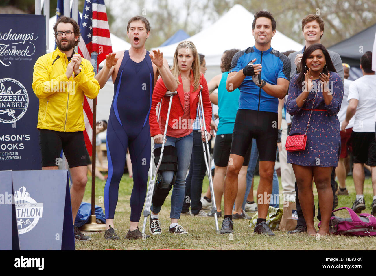 THE MINDY PROJECT, l-r: Jay Duplass, Mark Duplass, Beth Grant, Jeremy ...