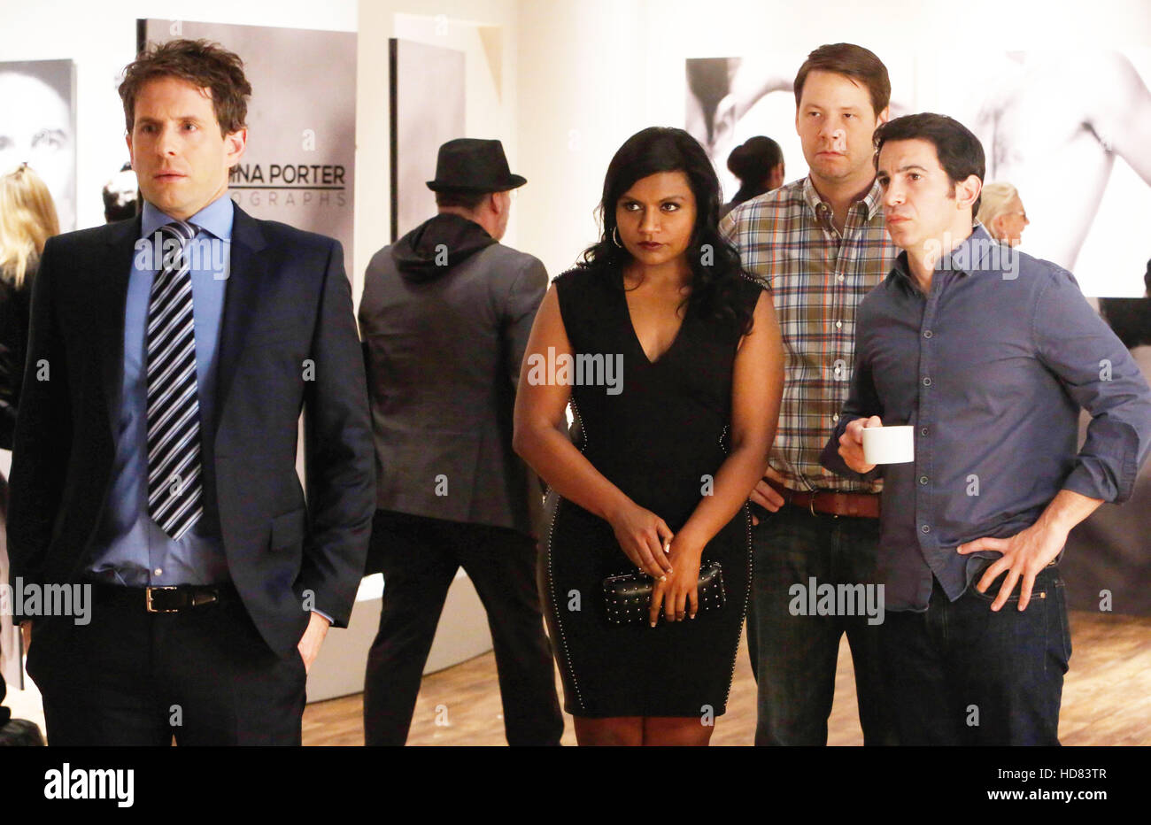 THE MINDY PROJECT, (from left): Glenn Howerton, Mindy Kaling, Ike ...