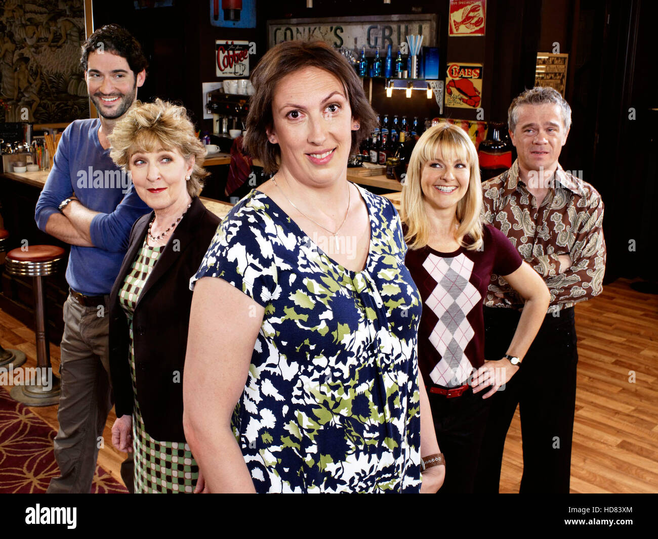 MIRANDA, (from left): Tom Ellis, Patricia Hodge, Miranda Hart, Sarah ...