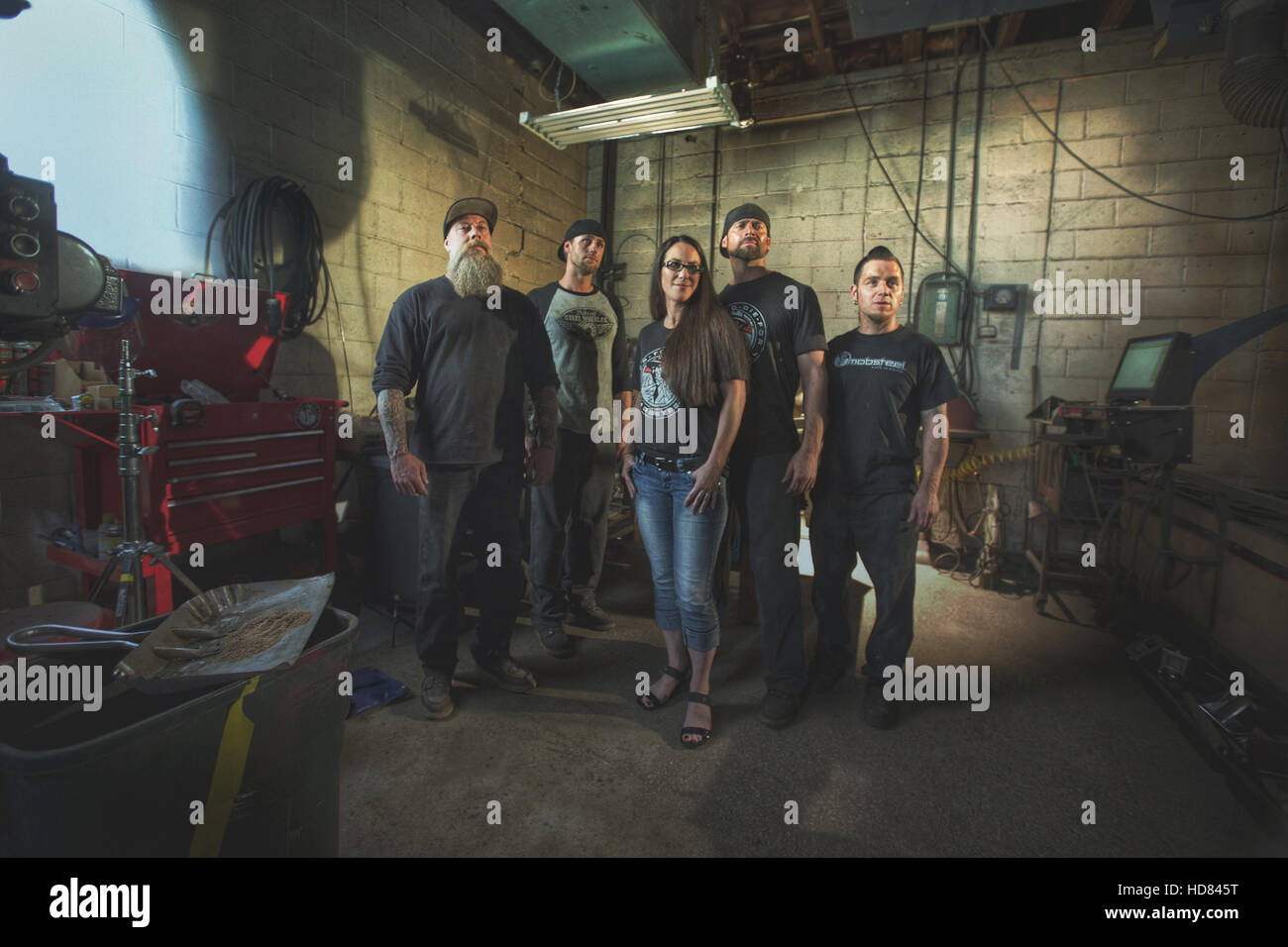 MOBSTEEL, (from left): Ron Coan, Steve 'Steve-O' Ryan, Pam Genei, Adam ...