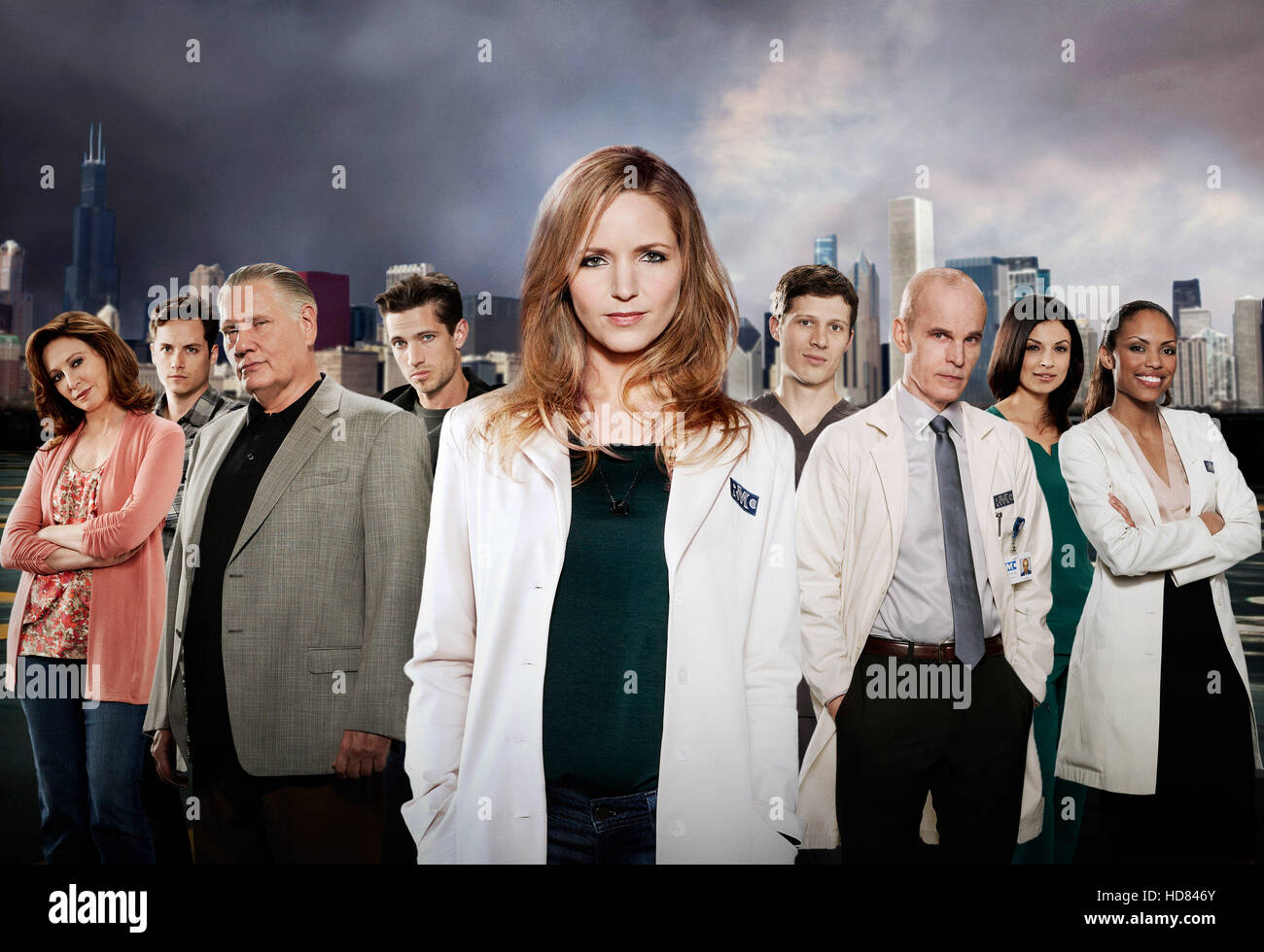 THE MOB DOCTOR, (from left): Wendy Makkena, Jesse Lee Soffer, William ...
